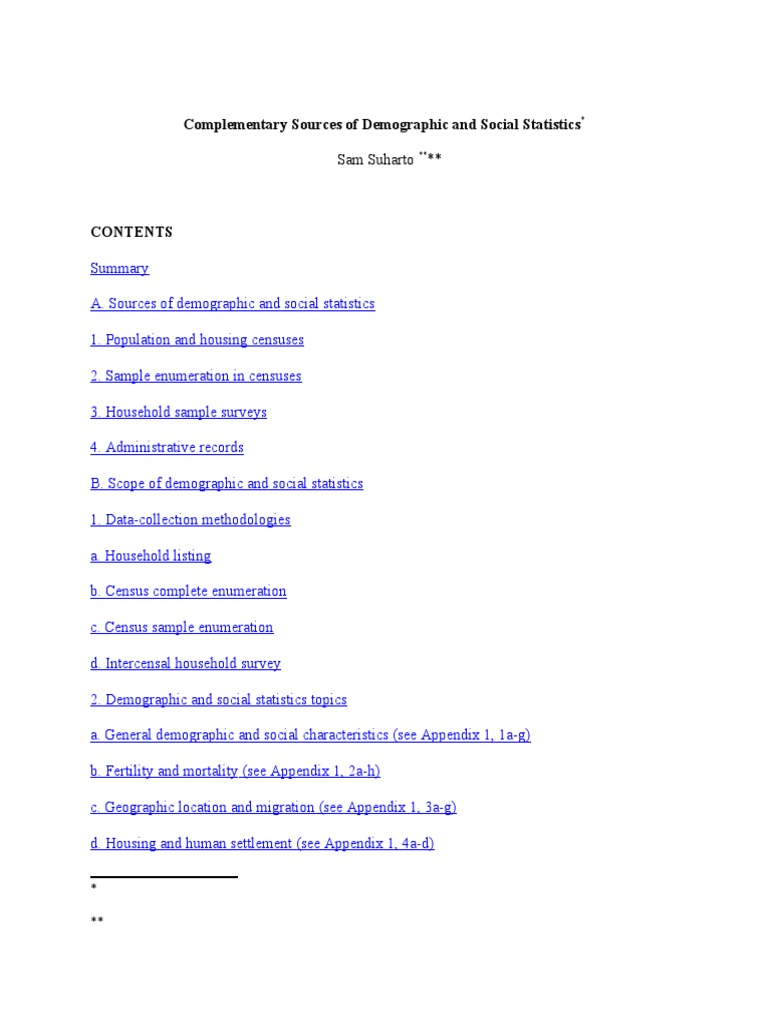 02 Sources of Data and Theories On Population | PDF | Census | Survey ...