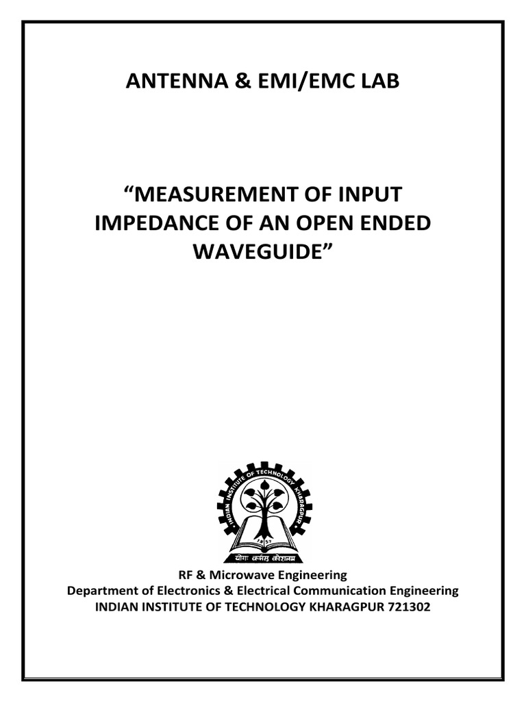 Open Ended Wave Guide) | PDF | Waveguide | Physical Phenomena