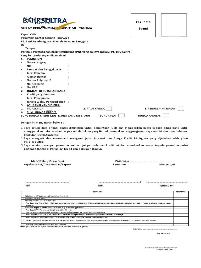 Permohonan KMG BARU | PDF