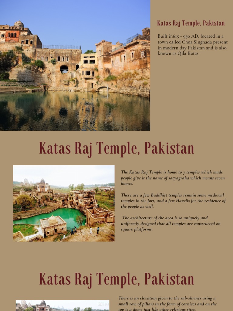 Katas Raj Temple, Pakistan Case Study | PDF