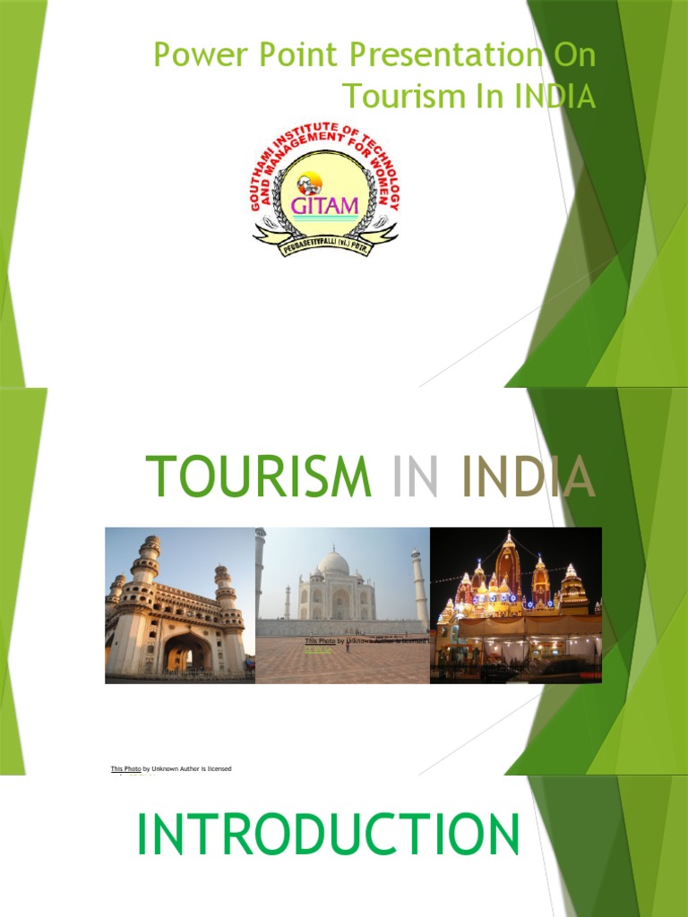 Power Point Presentation On Tourism in INDIA | PDF | Tourism | Transport