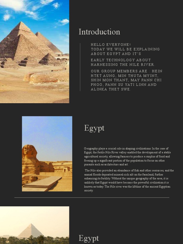 Social Studies Presentation | PDF | Nile | Ancient Egypt