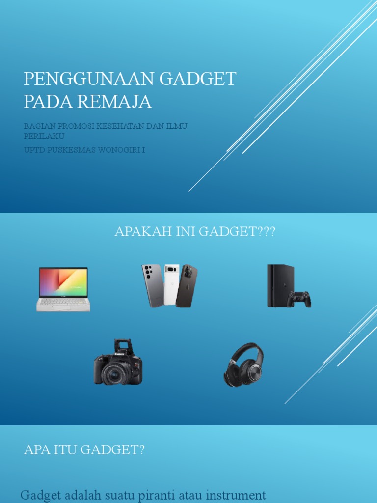 Penggunaan Gadget Pada Remaja | PDF