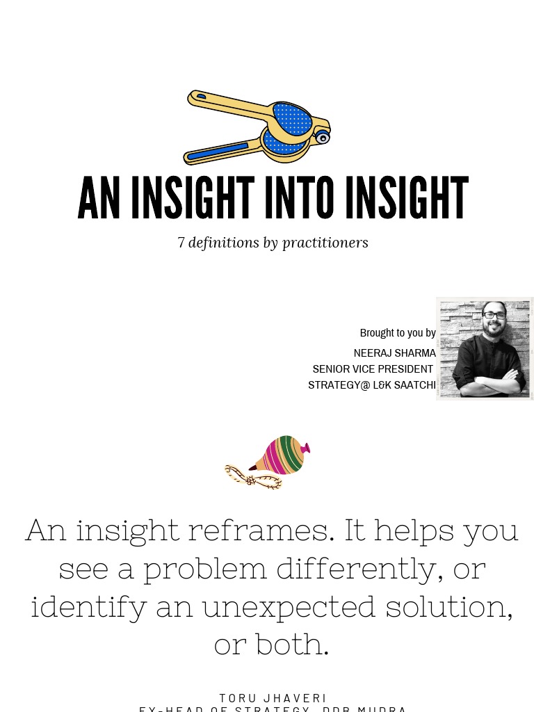 Definition of An Insight | PDF