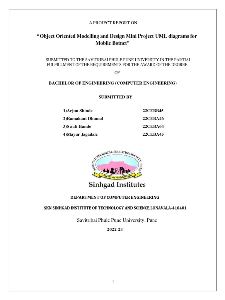 OOMD MIniProject | Download Free PDF | Malware | Computer Engineering