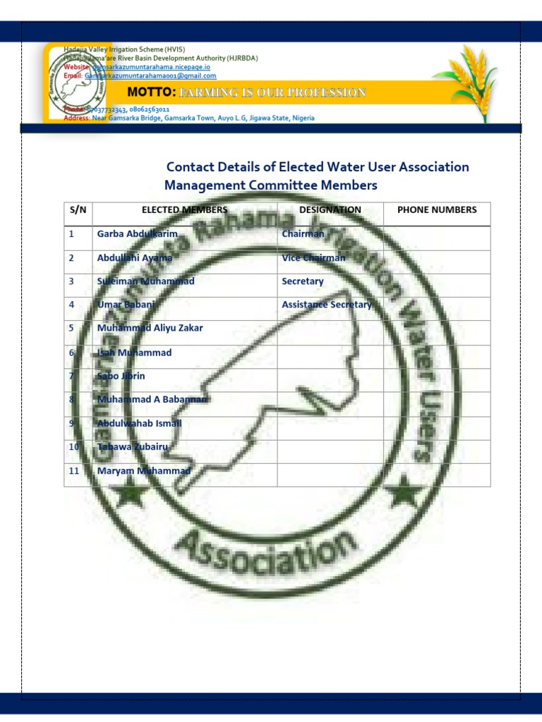 Management Committee | PDF