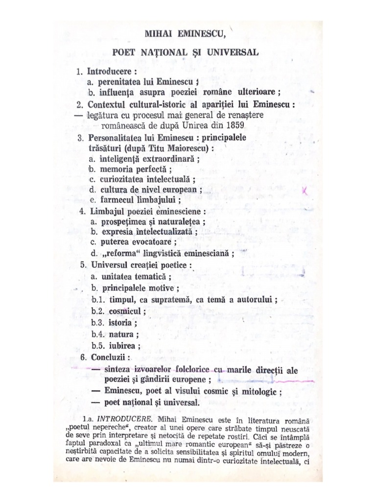 Mihai Eminescu 1 | PDF