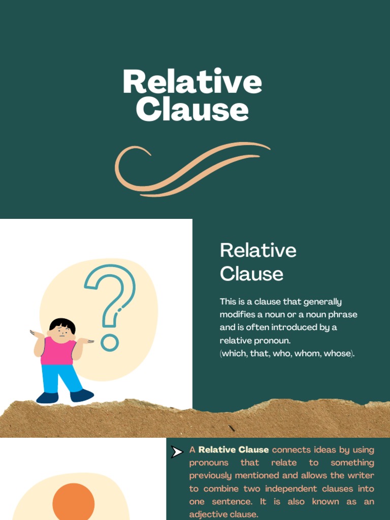 Relative Clause | PDF | Clause | Noun