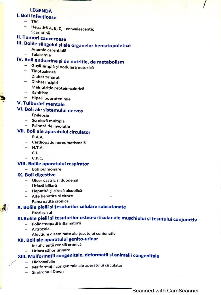 Registru Boli Cronice | PDF