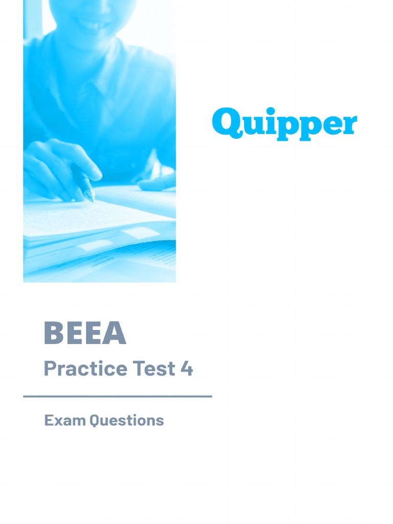 BEEA PT4 Exam-Questions | PDF