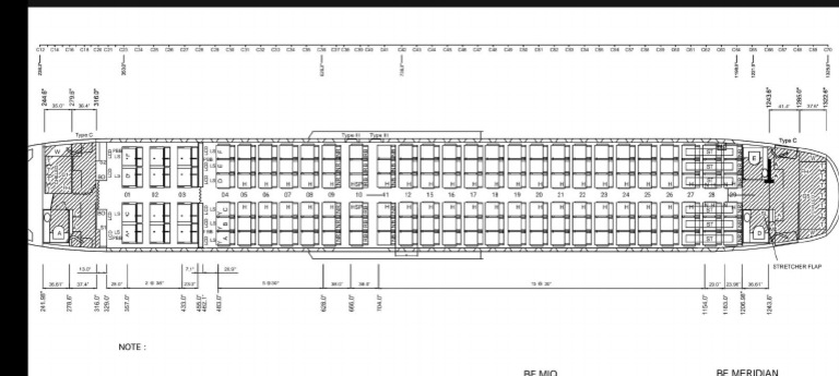 LOPA B737 800 NG Ukuran | PDF