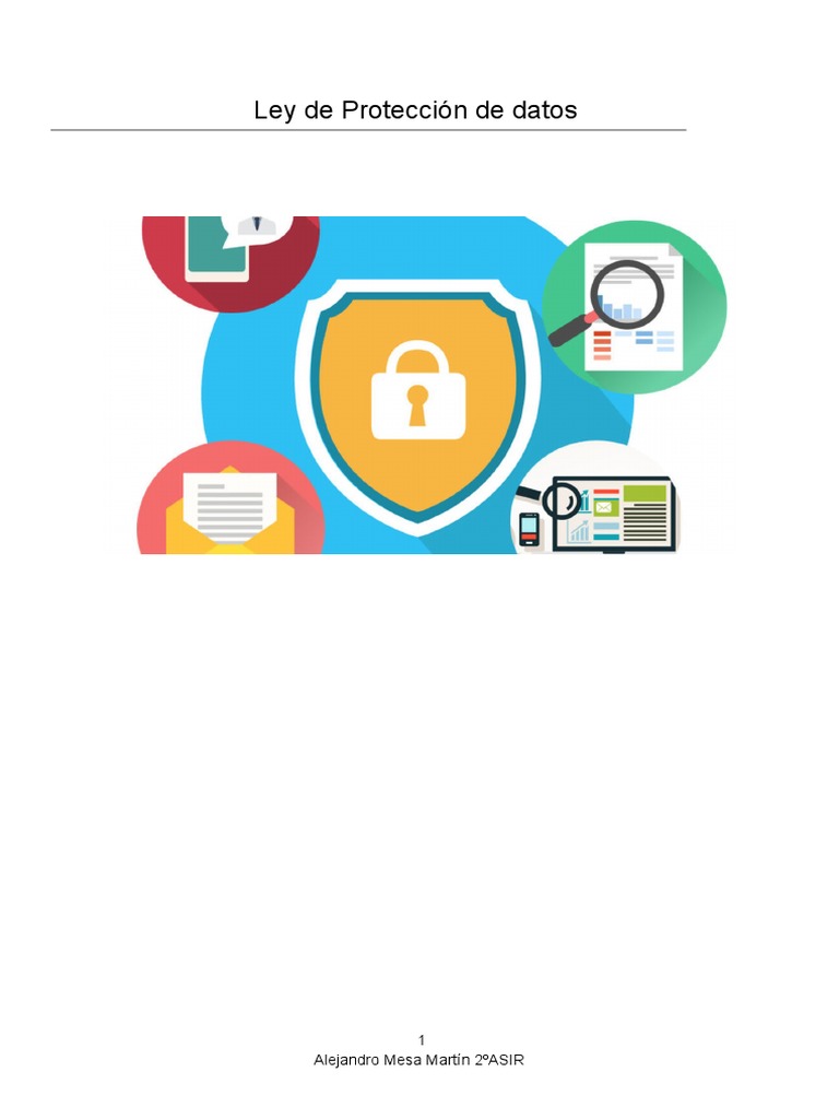 Ley de Protección de Datos | PDF | Privacidad de la información | Multa (pena)