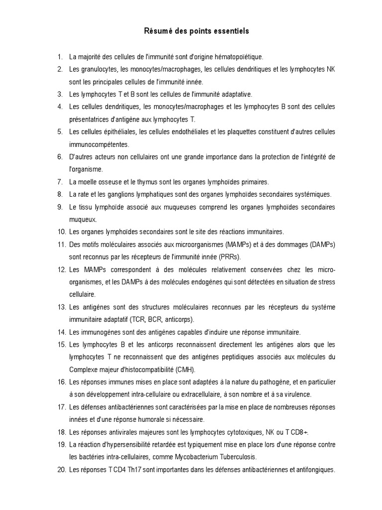 Em2 QCM | PDF | Système immunitaire | Système du complément