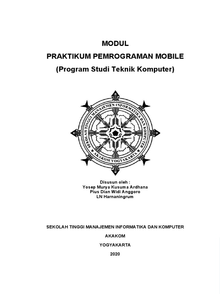 Modul Praktikum Pemrograman Mobile - TK | PDF