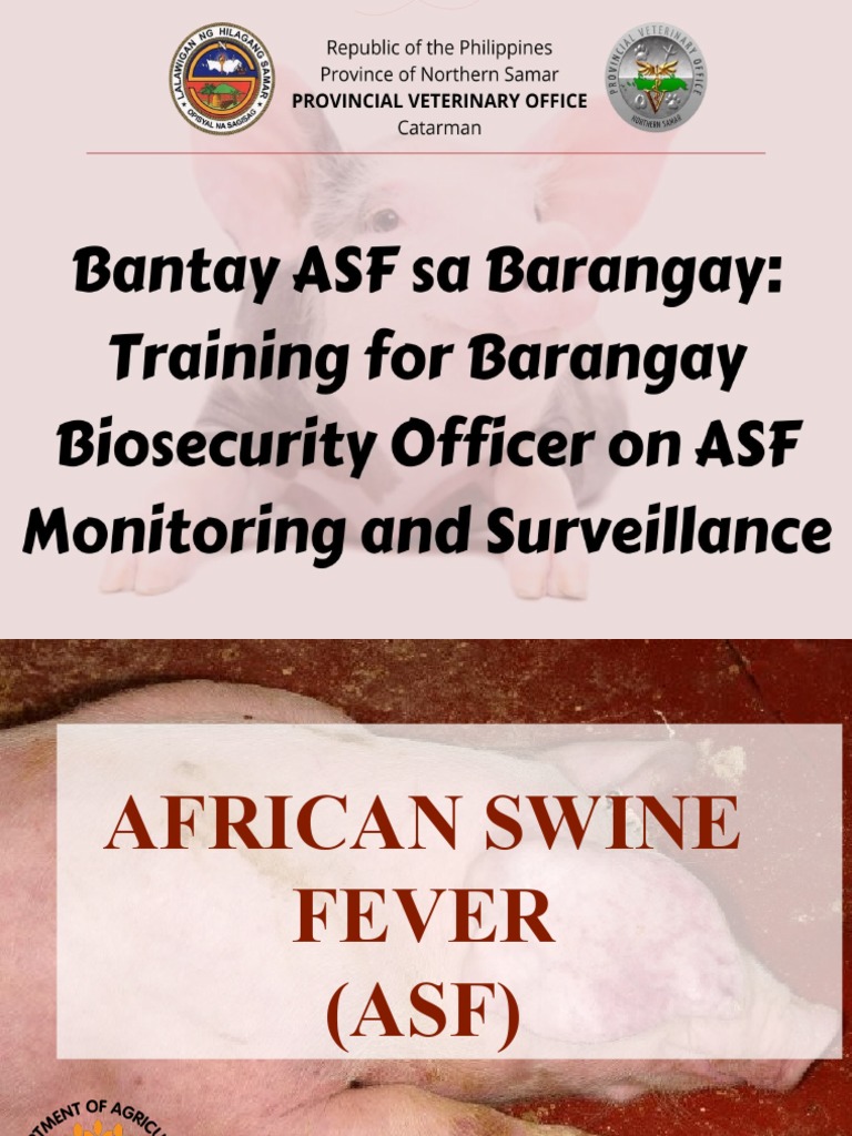 Introduction To ASF and ASF Taskforce Structure | PDF | Infection ...