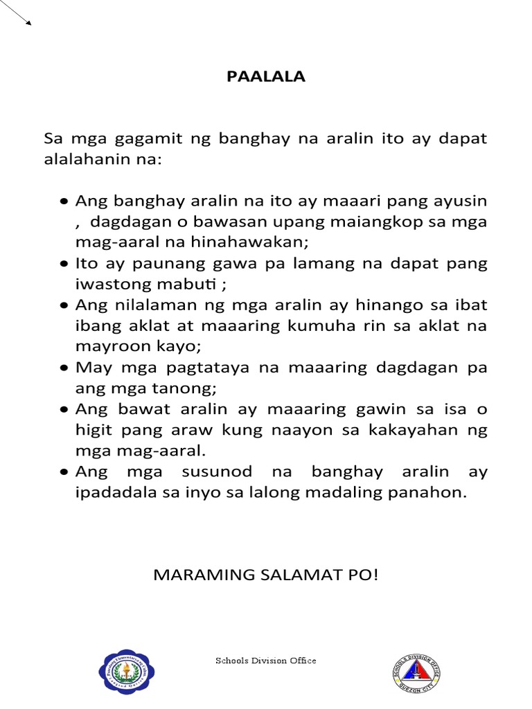 GRADE 5 BANGHAY ARALIN 1st Grading | PDF