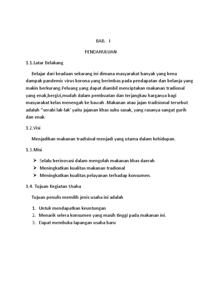 Proposal Prakarya Hendri | PDF