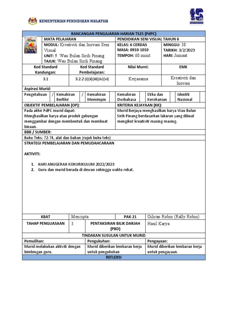 RPH PSV THN 6 TS25 | PDF