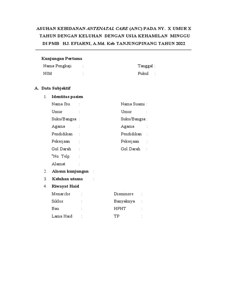 Contoh Soap Anc | PDF