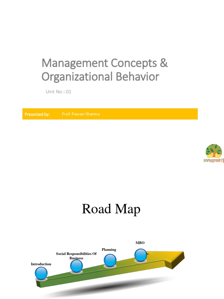 Cheat Sheet - Management Concepts & Organizational Behavior | PDF ...