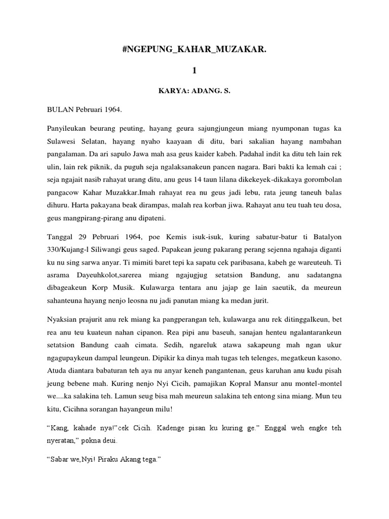 Ngepung Kahar Muzakar 1 File | PDF