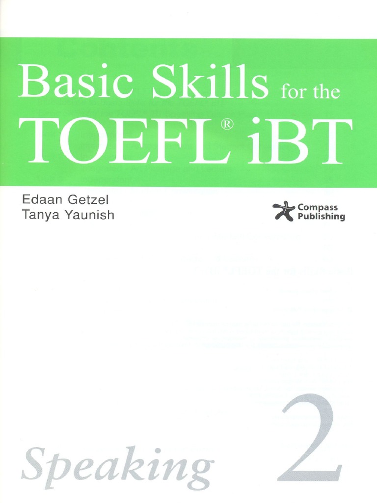 Basic Skills For The Toefl IBT 2 - Speaking (PDFDrive) | PDF