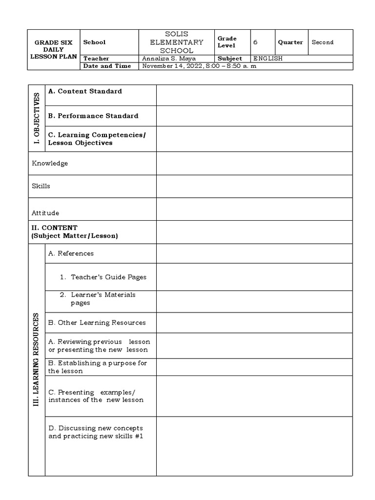DLP Week2 Tle | PDF | Learning | Teachers