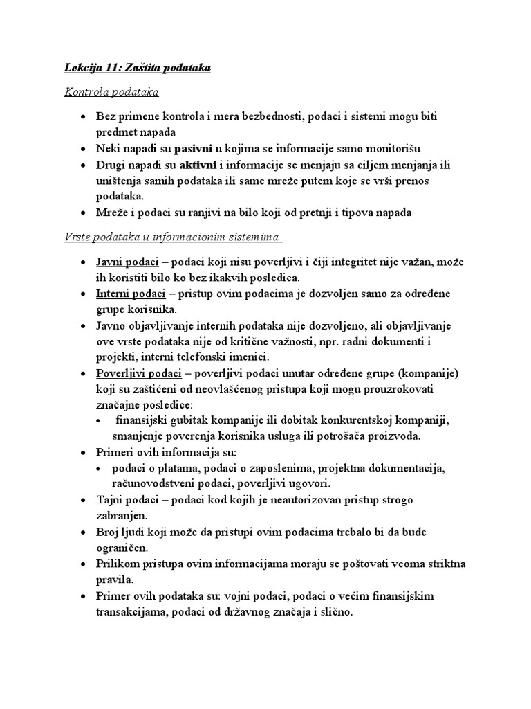 Lekcija 11 - Tehnologije | PDF