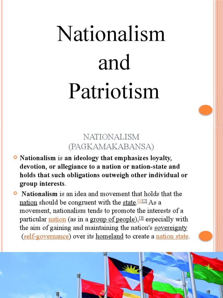 Nationalism and Patriotism Explained | PDF | Nationalism | Right Wing ...