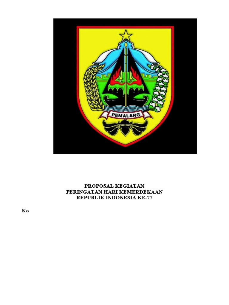 Proposal Indonesia A | PDF
