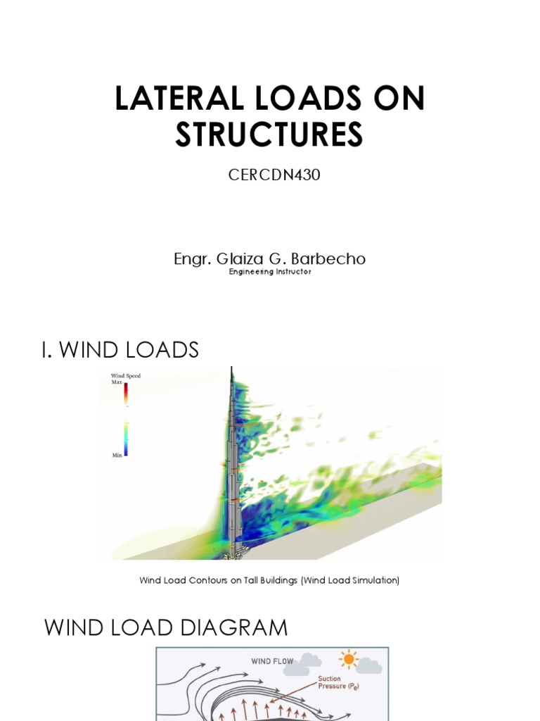 Session 1 - Lateral Loads - Updated WL and El | PDF | Earthquakes | Wall