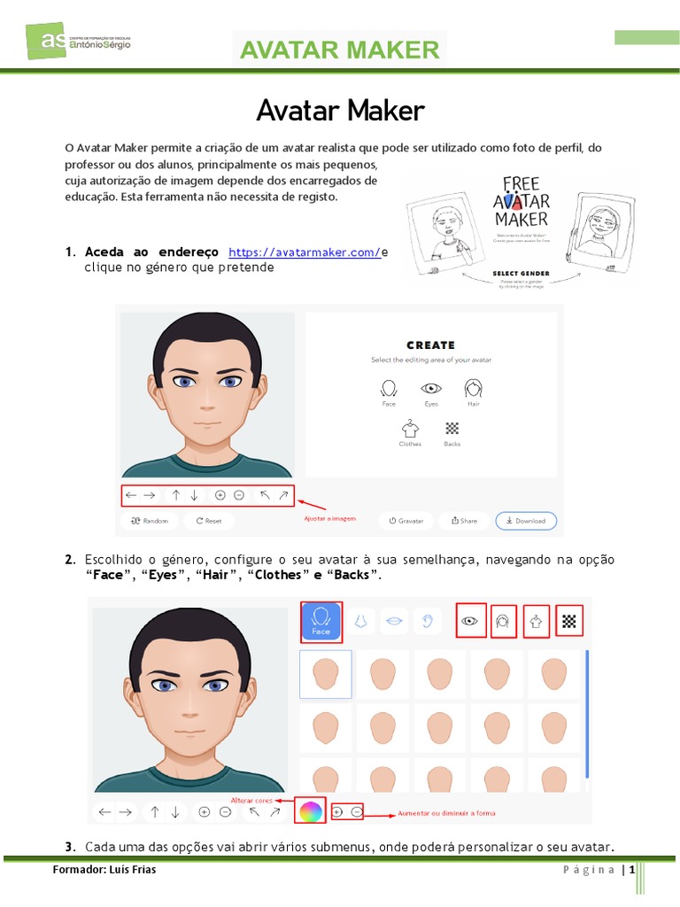 Tutorial Avatar Maker | PDF