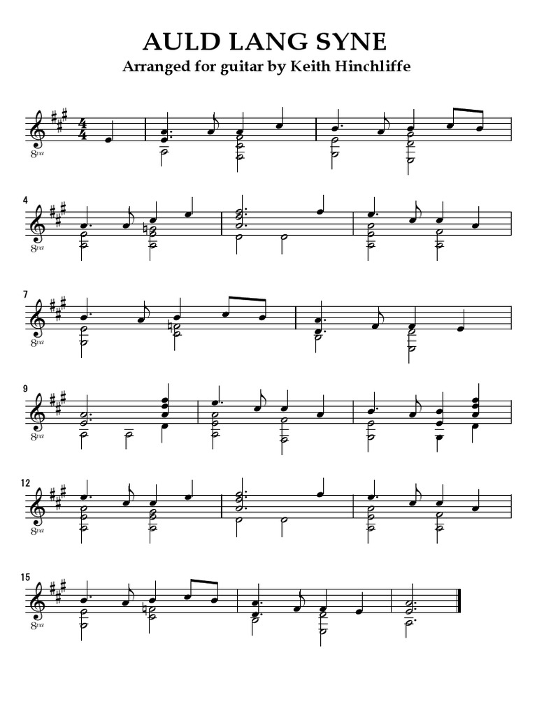 Auld Lang Syne | PDF