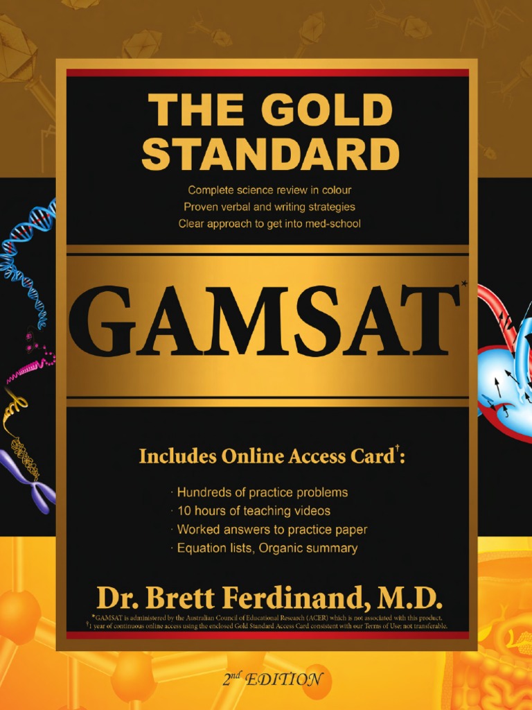 Gold Standard Gamsat | PDF | Electrochemistry | Anode
