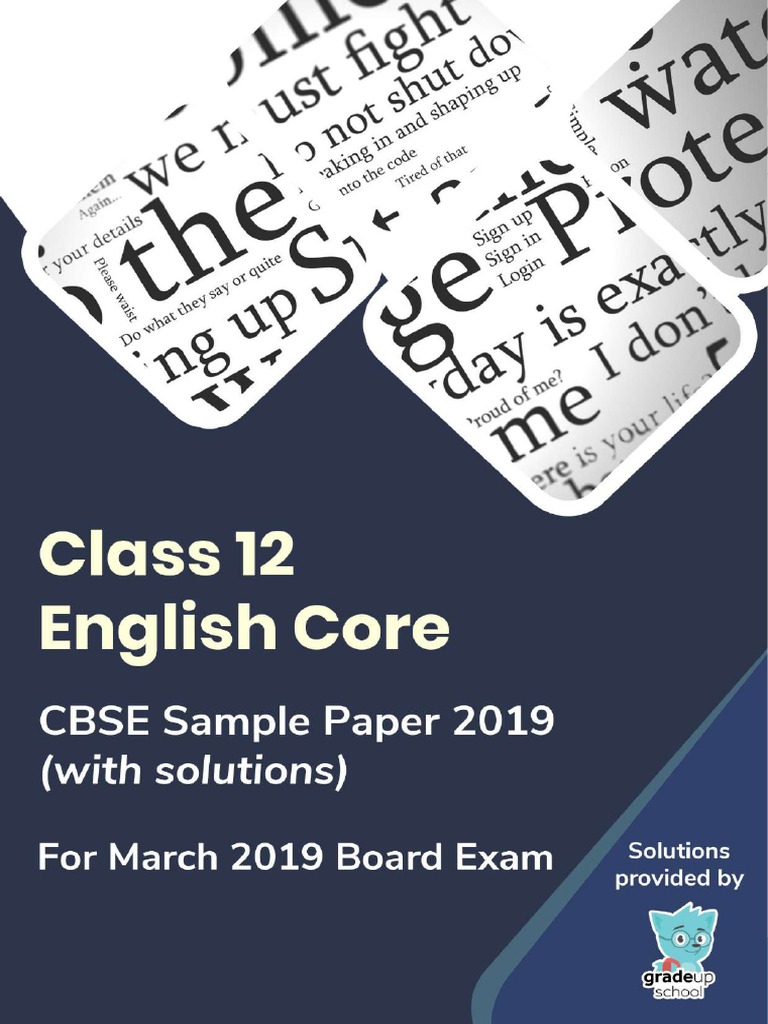 XII English Core SQP 2019.pdf-63 | PDF | Social Media | Popular Culture & Media Studies