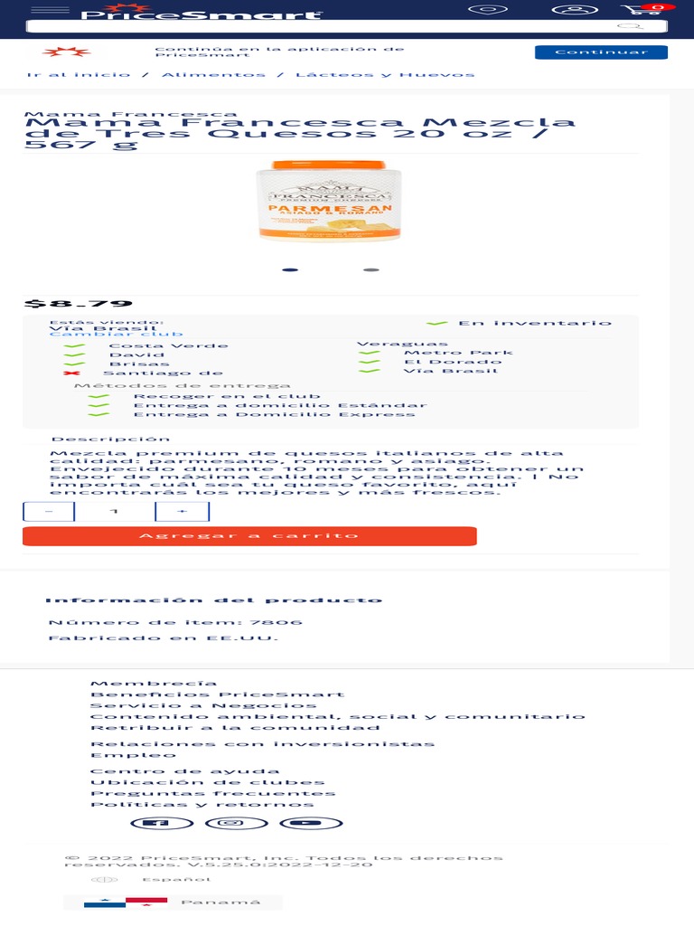 Mama Francesca Mezcla de Tres Quesos 20 Oz 567 | PDF