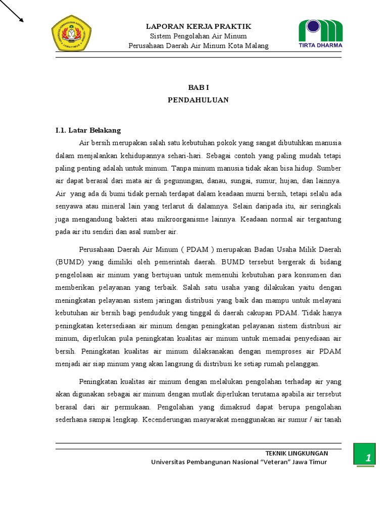 Laporan Kerja Praktek Docx | PDF