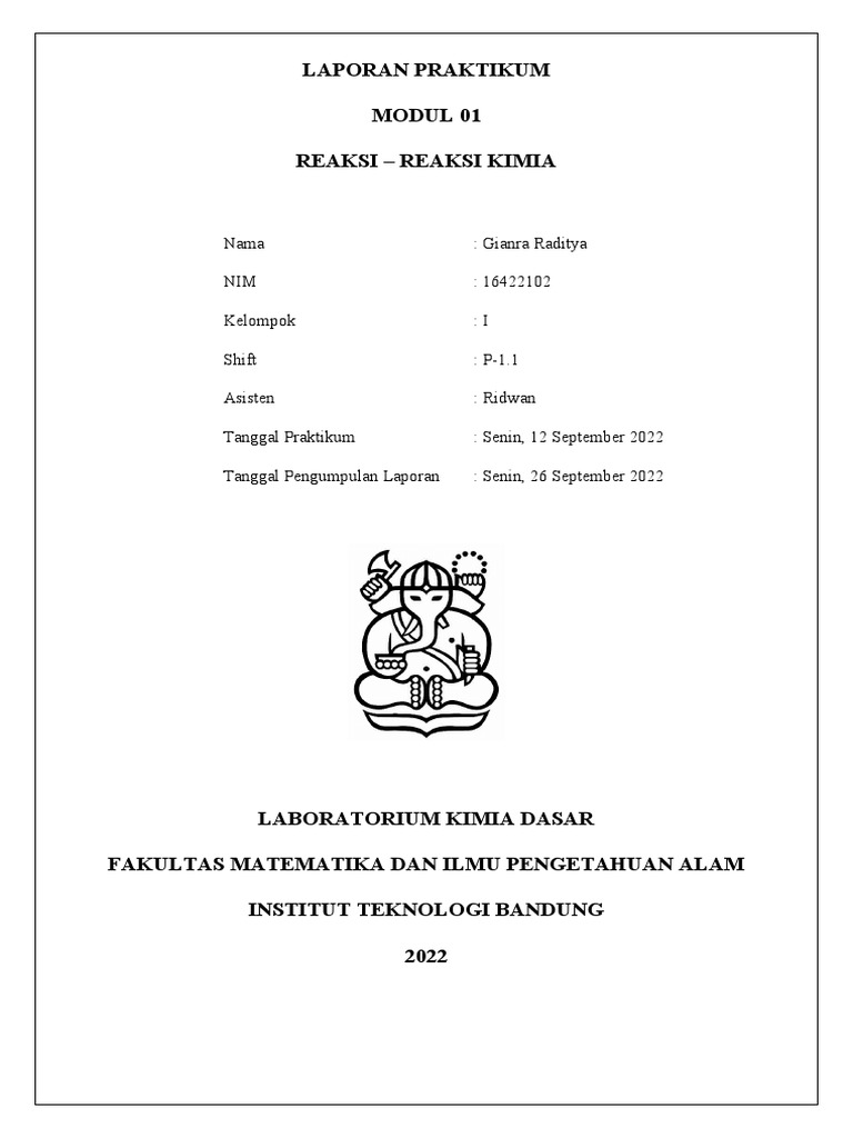 Laprak Modul 01 | PDF