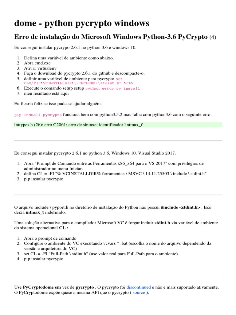 Python Pycrypto Windows | PDF Python Pycrypto Windows | PDF
