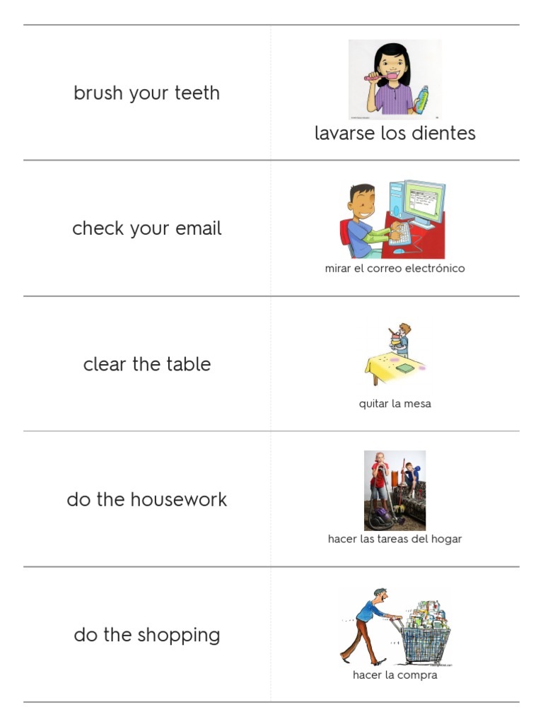 Daily Activities and Chores | PDF