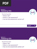 IOSH Risk Assessment Example 1 | PDF | Risk | Workplace
