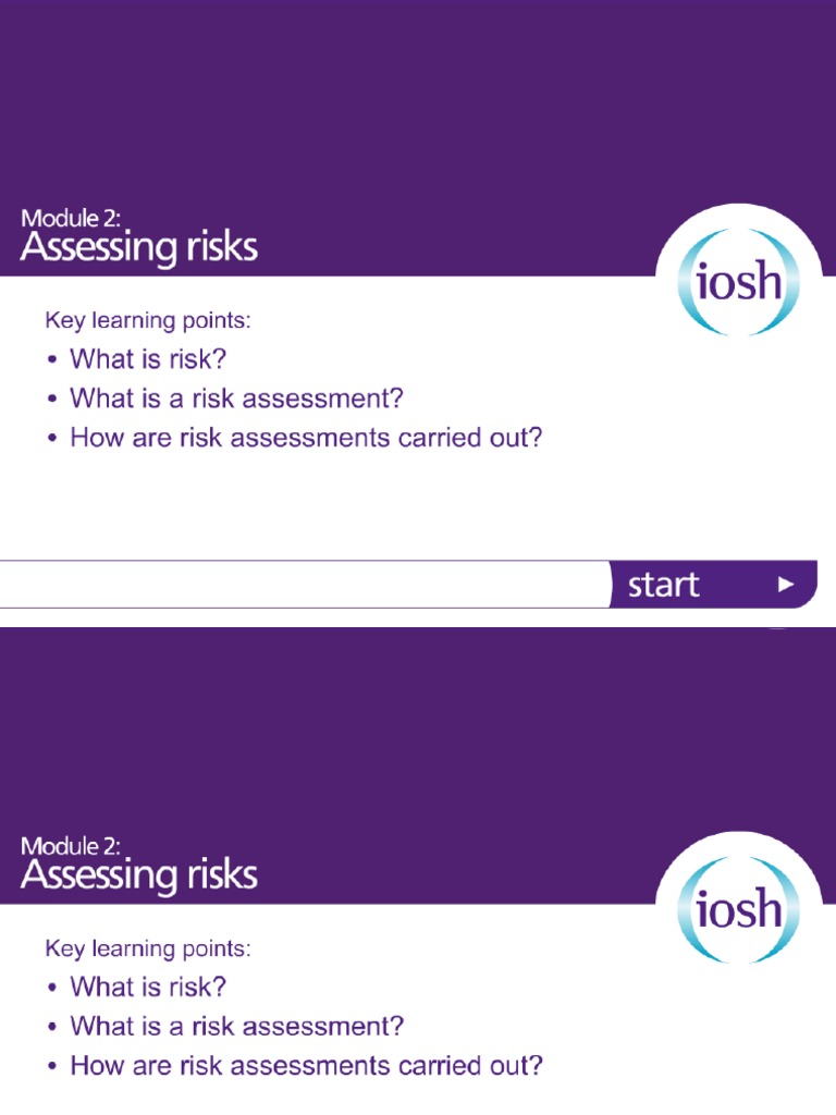 IOSH Managing Safely | PDF | Risk | Risk Assessment
