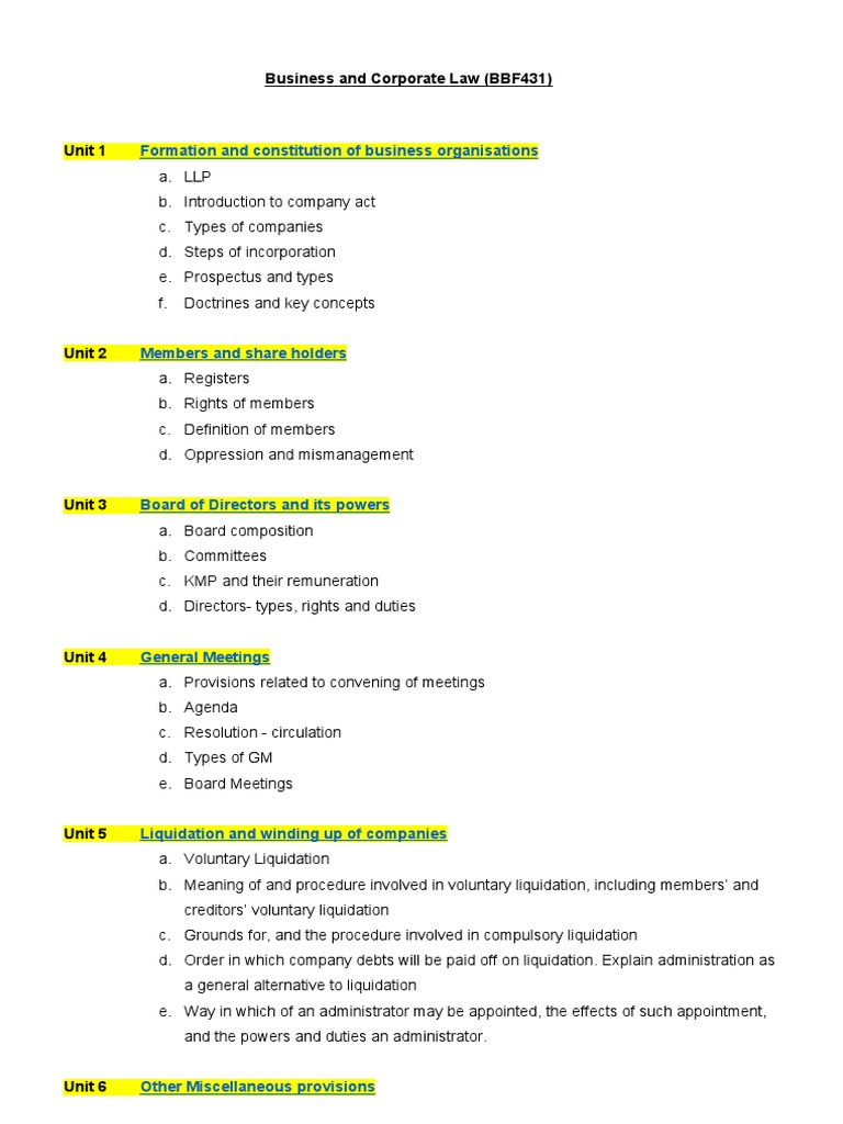 Law Notes | PDF | Law | Limited Liability Partnership