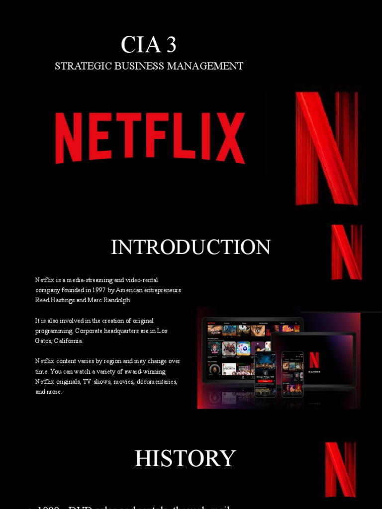 Netflix's Disruptive Innovation Strategy | PDF