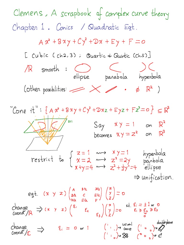 Clemens Scrapbook of Complex Curve Theory | PDF