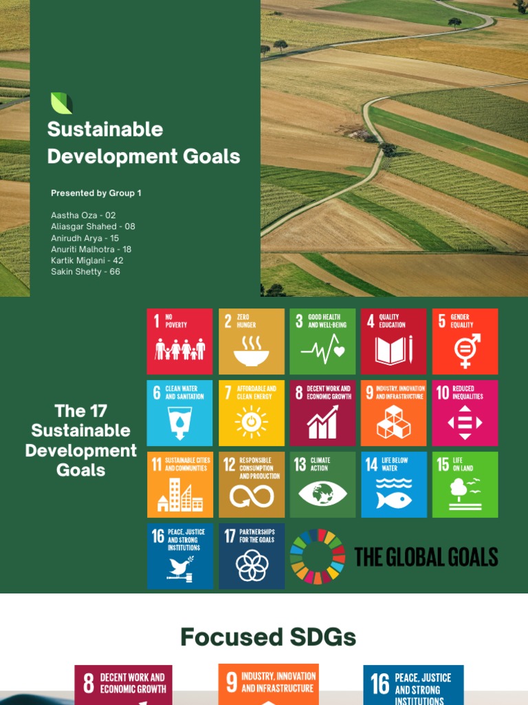 Sustainable Development Goals | PDF | Economies