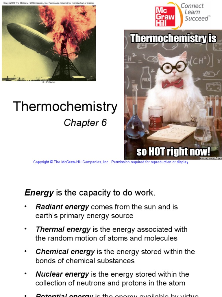 Chapter 6 Thermochemistry | PDF | Heat | Chemistry