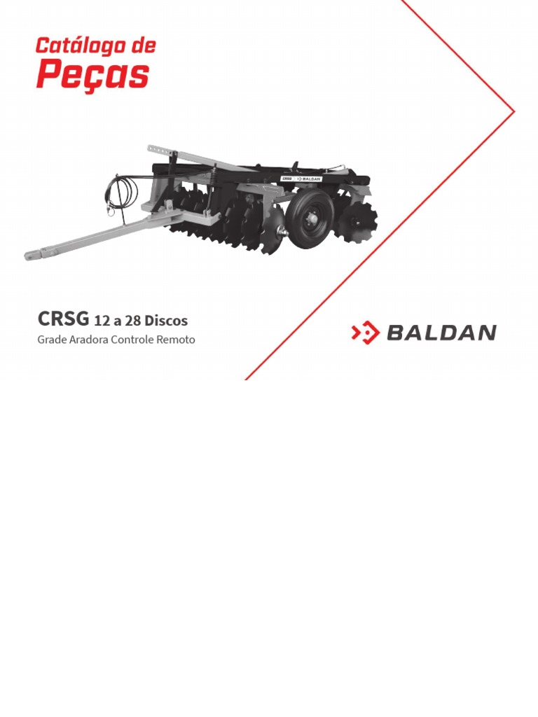 Catalogo-De-Pecas-Crsg 12 A 28 Discos | PDF | Parafuso | Máquinas