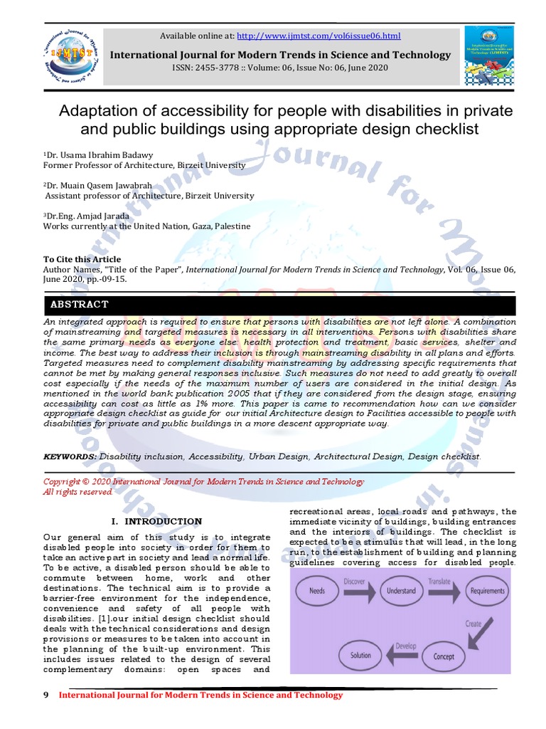 Adaptation of Accessibility For People With Disabilities | PDF | Accessibility | Stairs