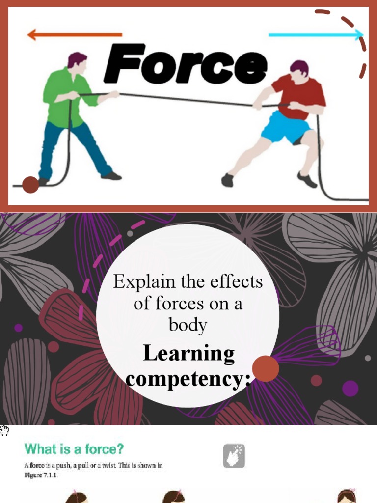 Effects of Forces on Objects Explained | PDF | Weight | Force